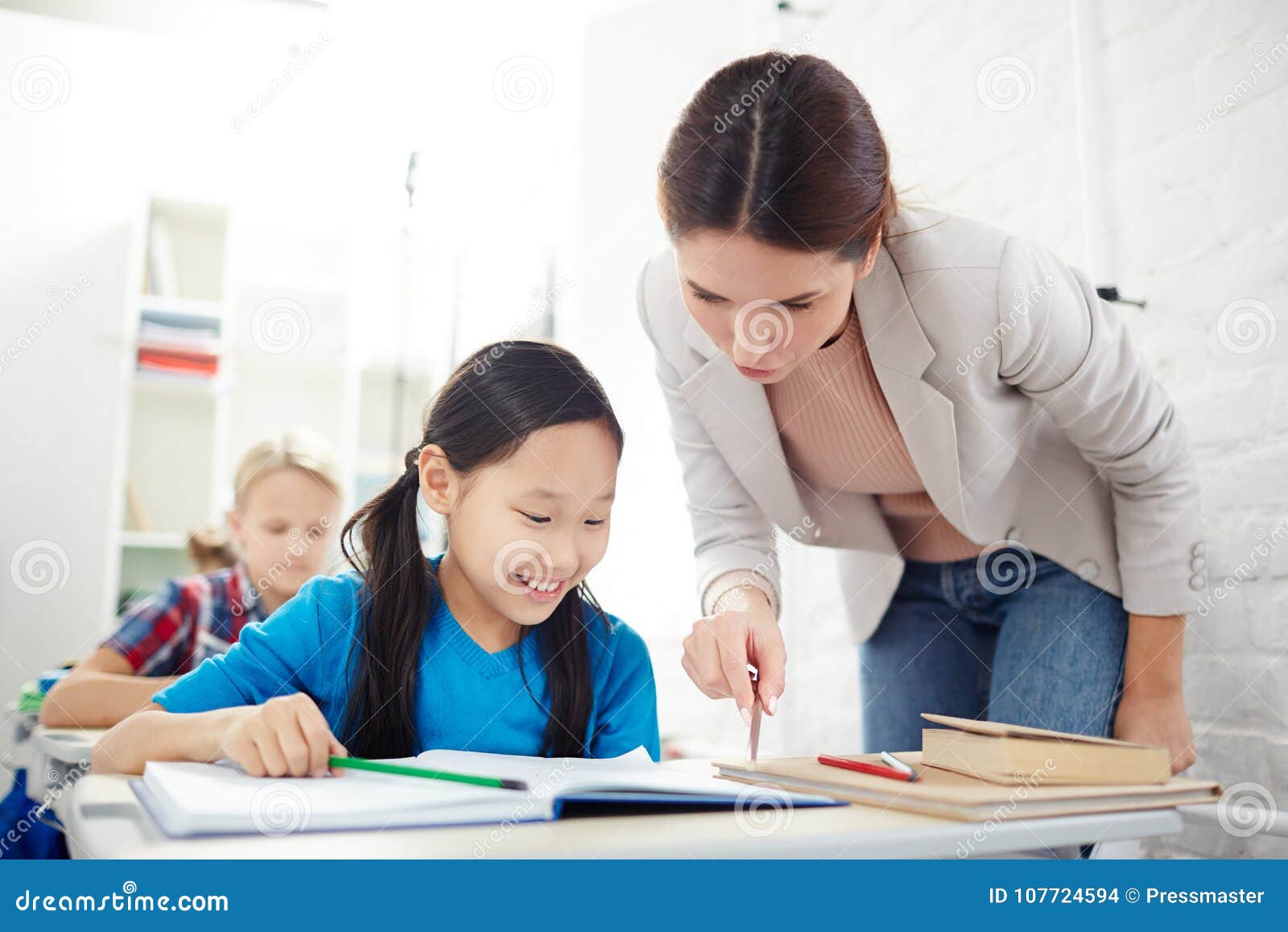 Reading notes stock photo. Image of childhood, child - 107724594