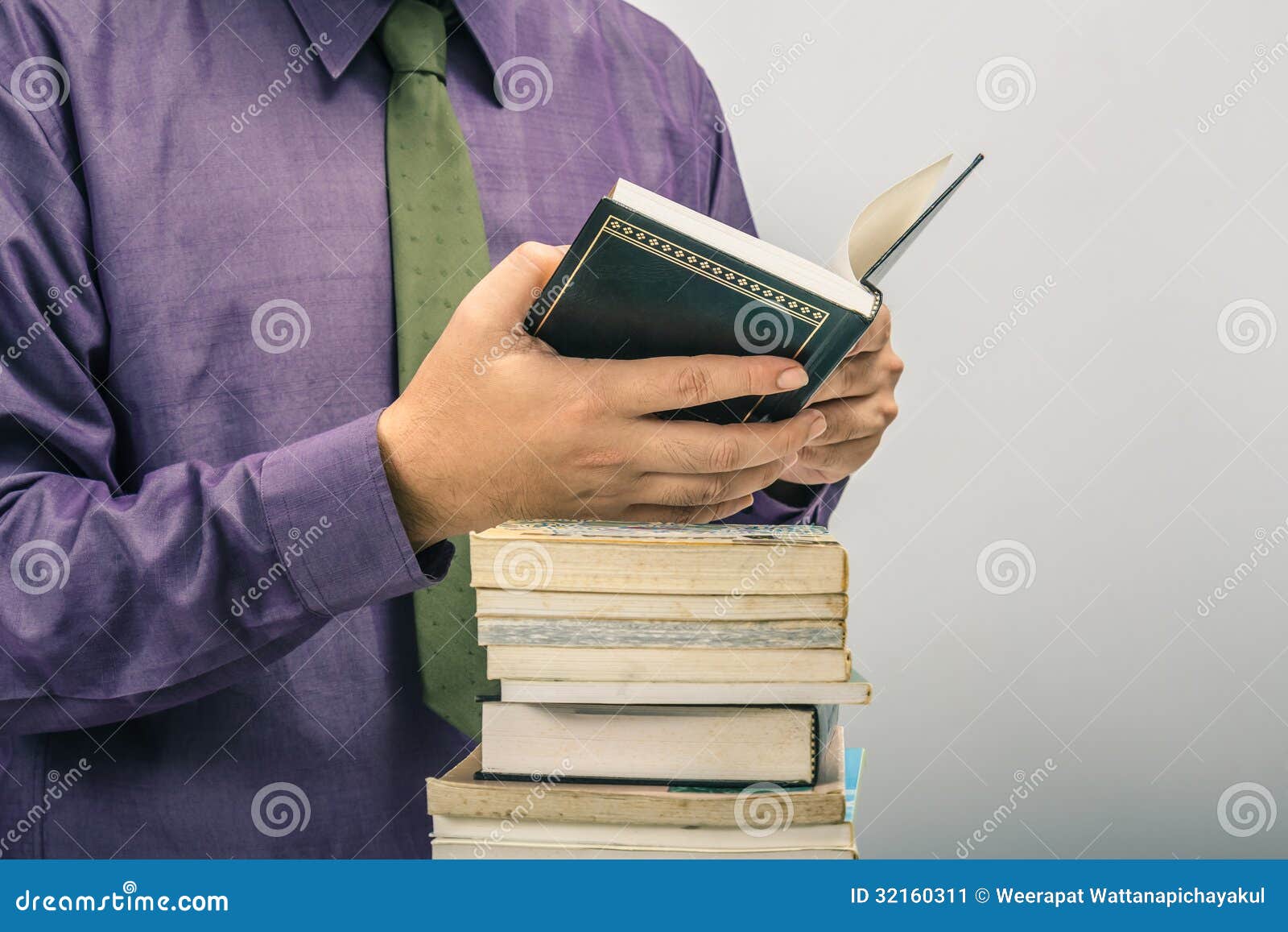 Reading old books stock image. Image of reader, worker - 32160311