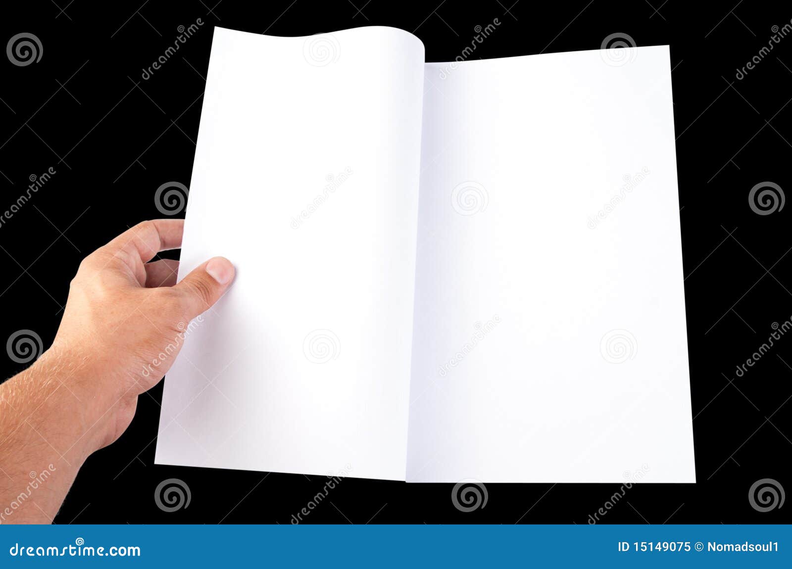 Reading open empty book stock image. Image of book, open - 15149075