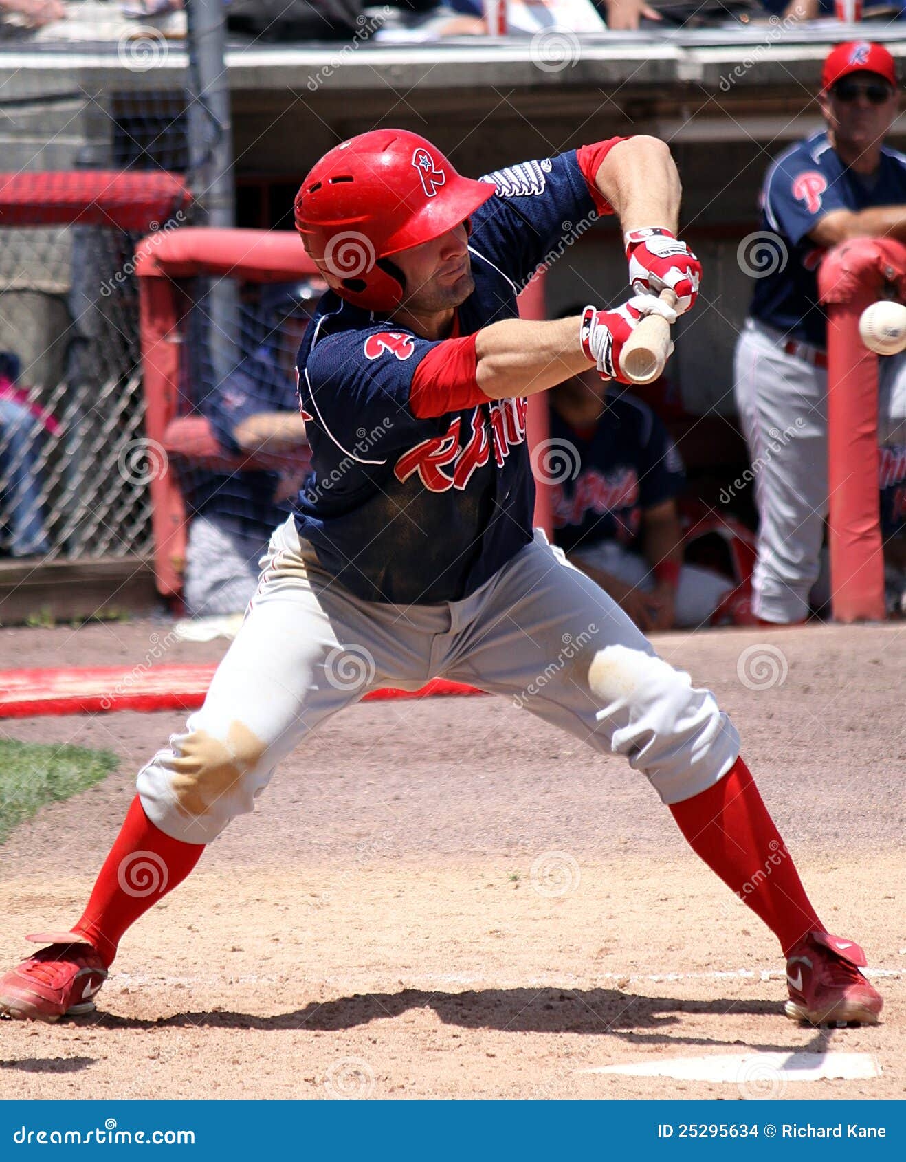 Reading Phillies Tim Kennelly Editorial Stock Image - Image of catcher ...