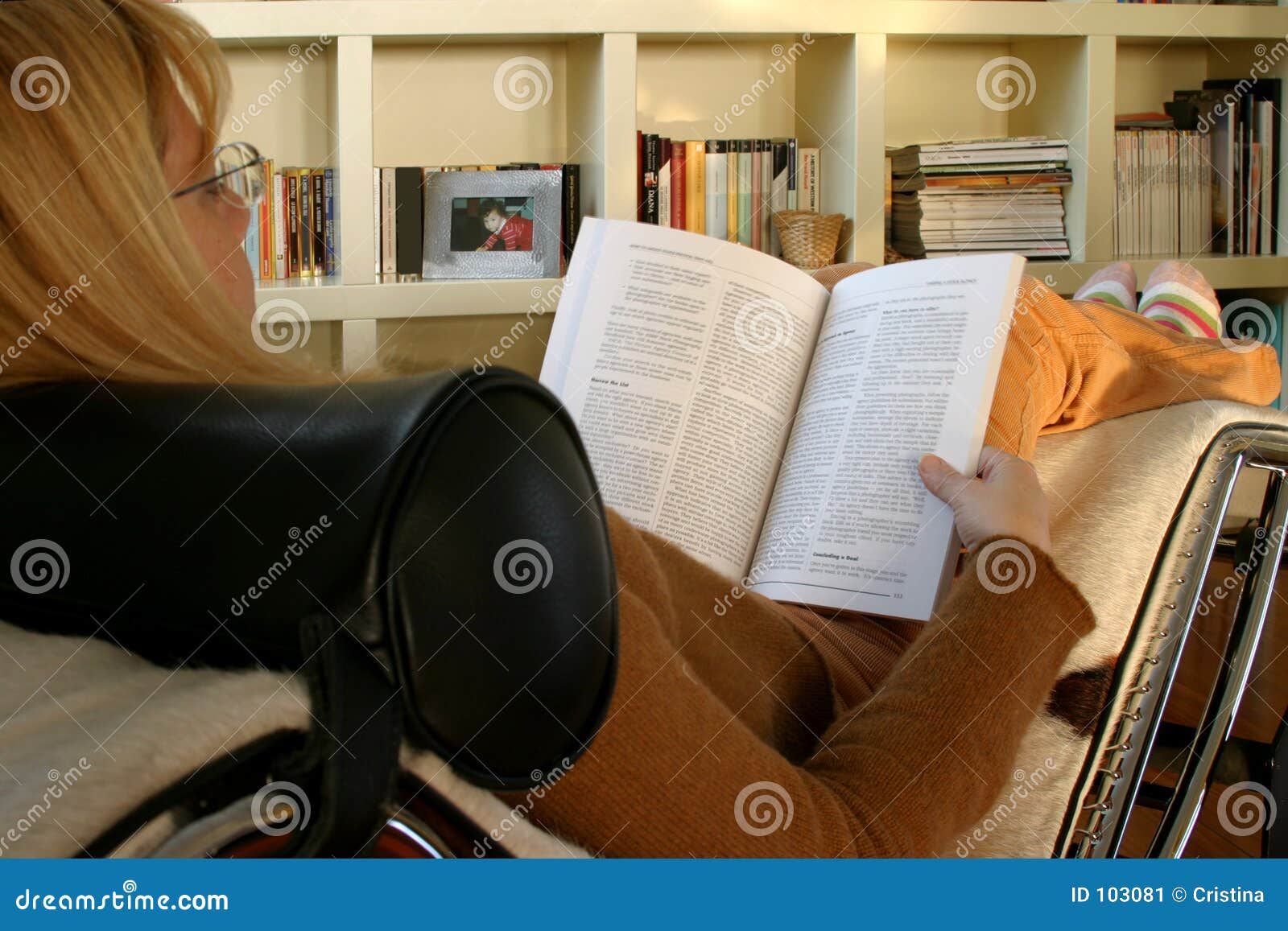 Reading and relaxing stock image. Image of reading, frame - 103081
