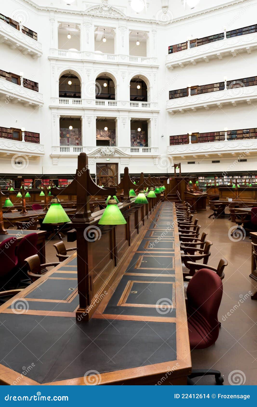 Reading room interior stock photo. Image of books, office - 22412614