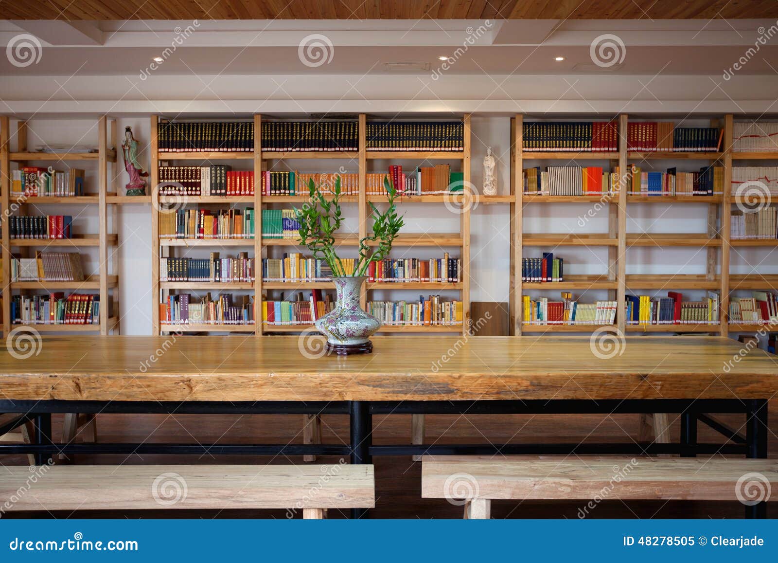 Reading Room stock image. Image of room, table, modern - 48278505