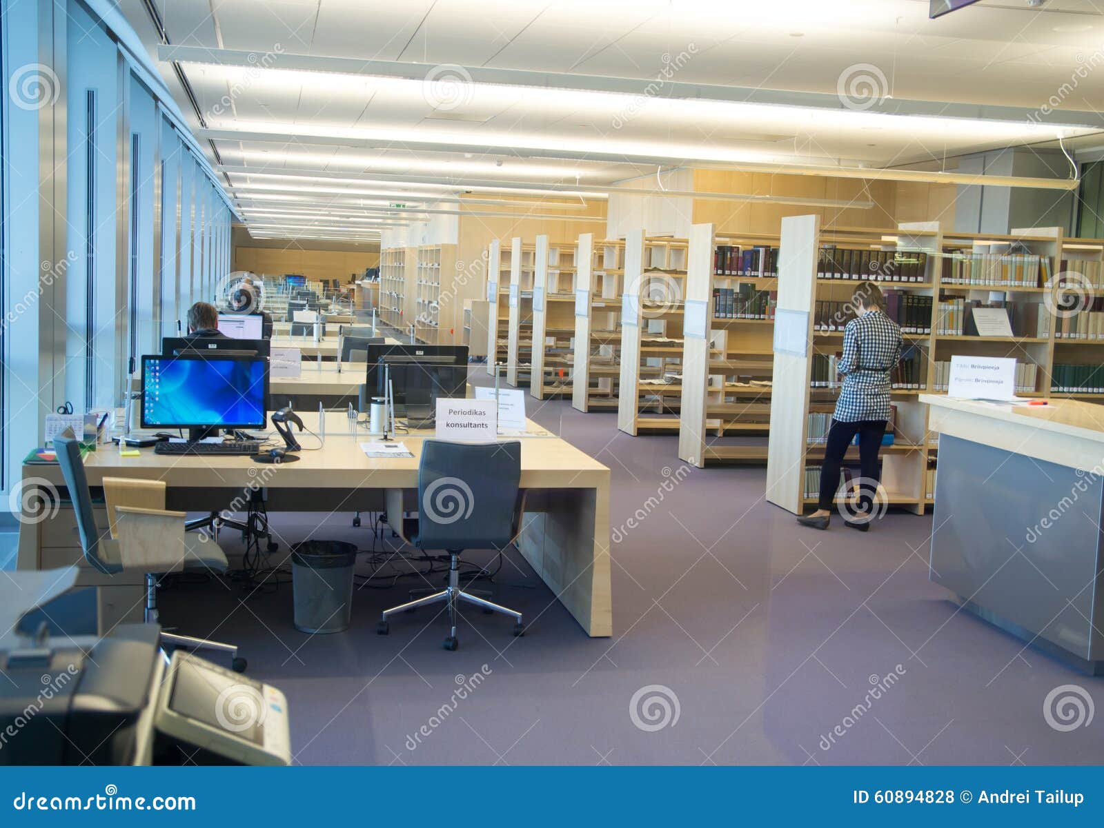Reading room editorial stock photo. Image of modern, latvian - 60894828
