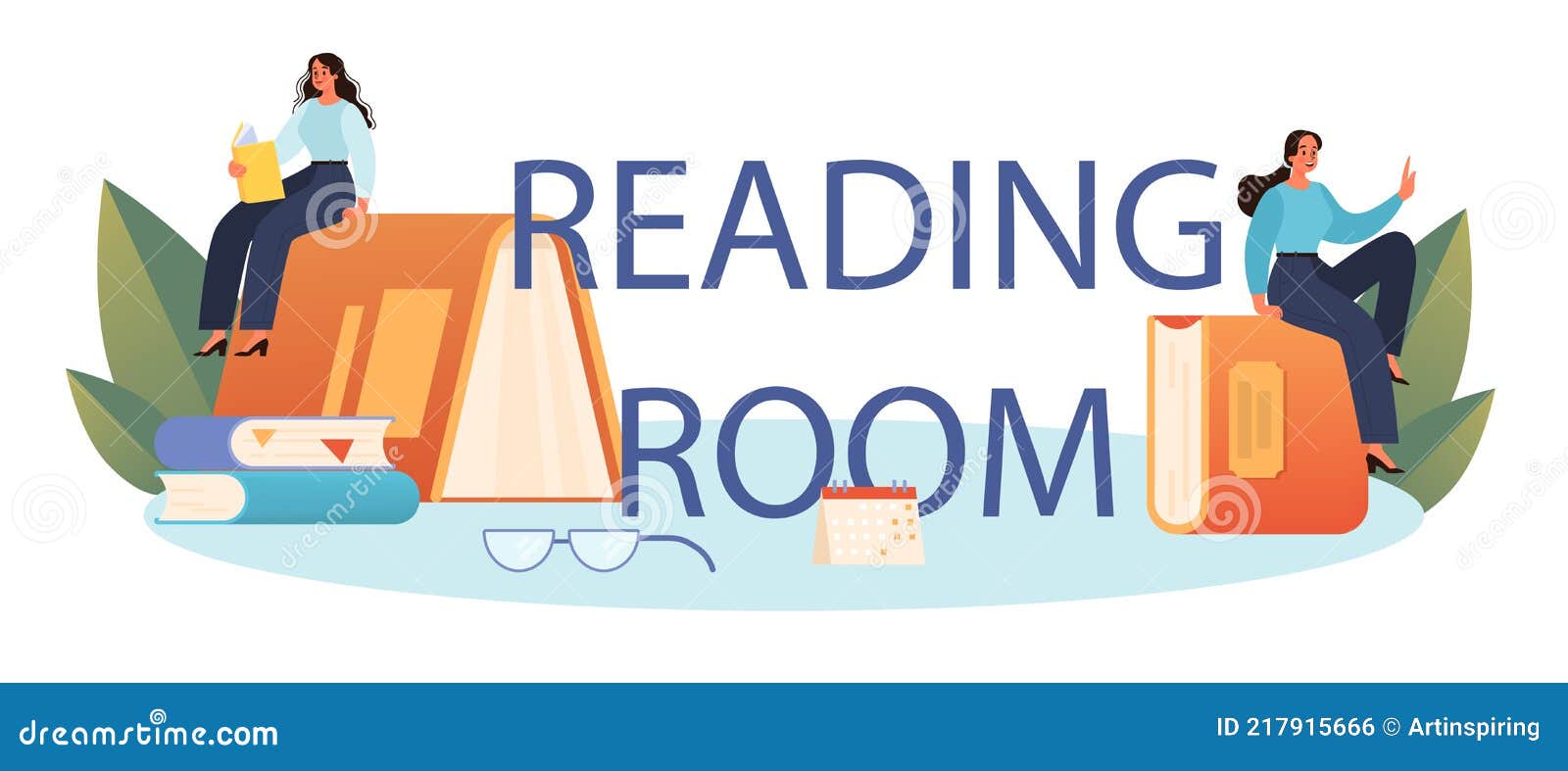 Librarian Typographic Header. Library Staff Cataloguing And Sorting ...