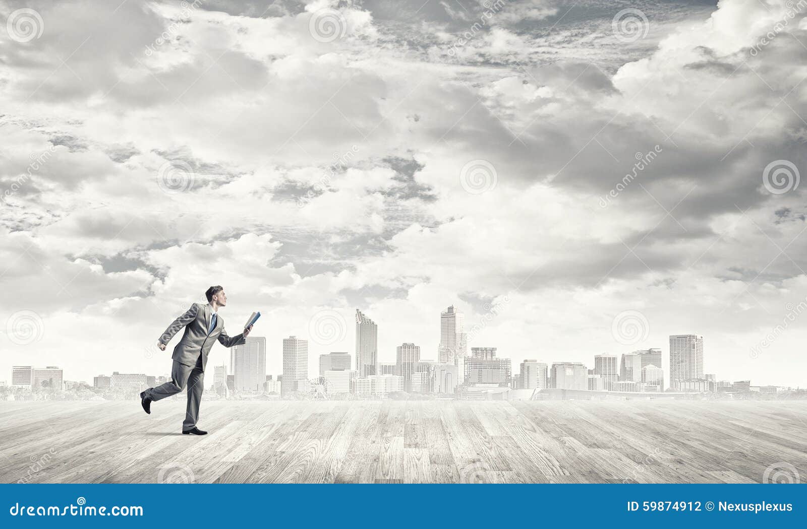 Reading on the run stock photo. Image of literature, literacy - 59874912