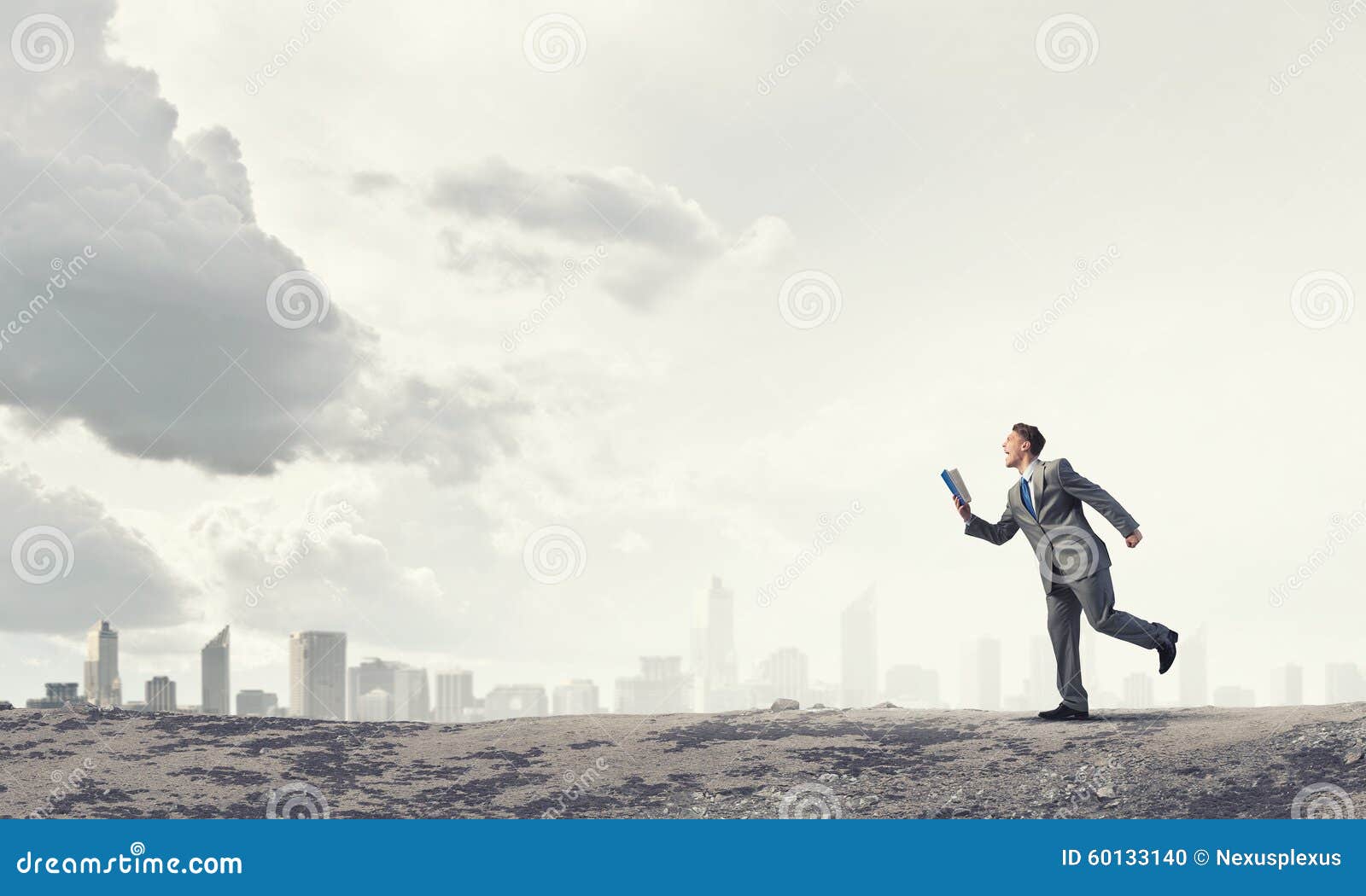 Reading on the run stock photo. Image of elegant, library - 60133140