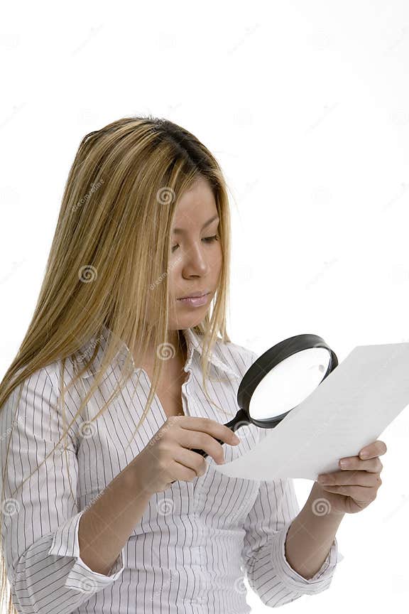 Reading the small print stock photo. Image of confident - 533396