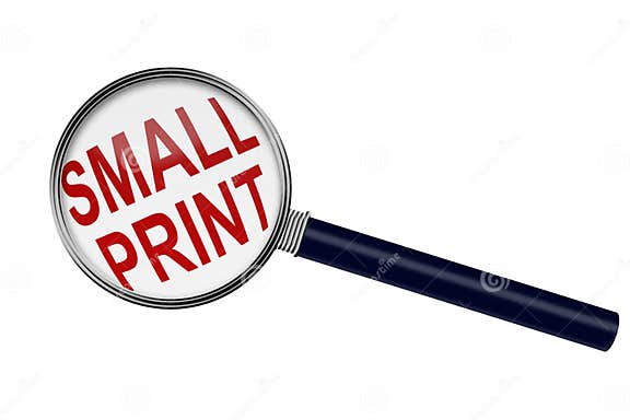 Reading the Small Print stock illustration. Illustration of look - 34502975