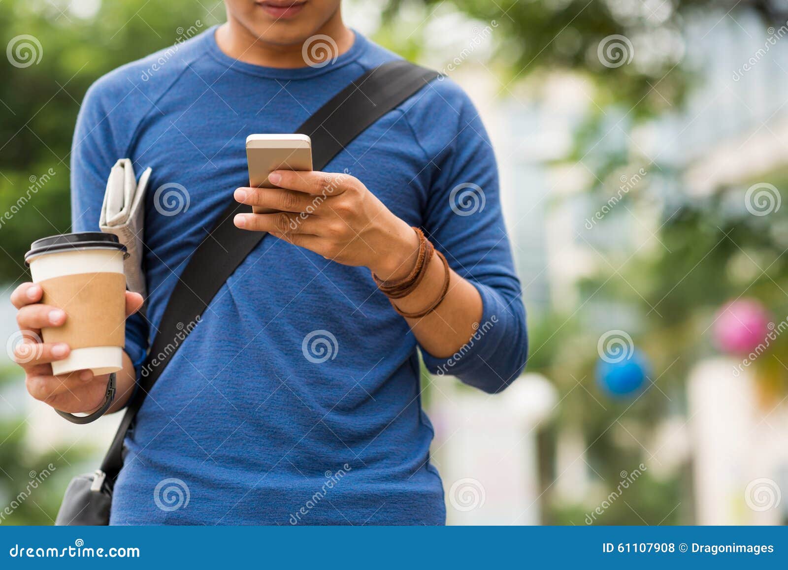 Reading text message stock photo. Image of smartphone - 61107908
