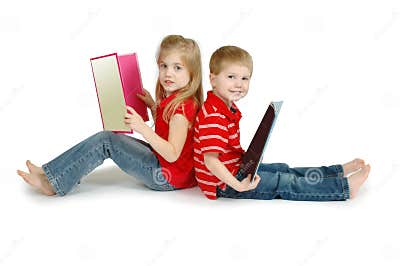 Reading Time stock photo. Image of elementary, young - 12611786