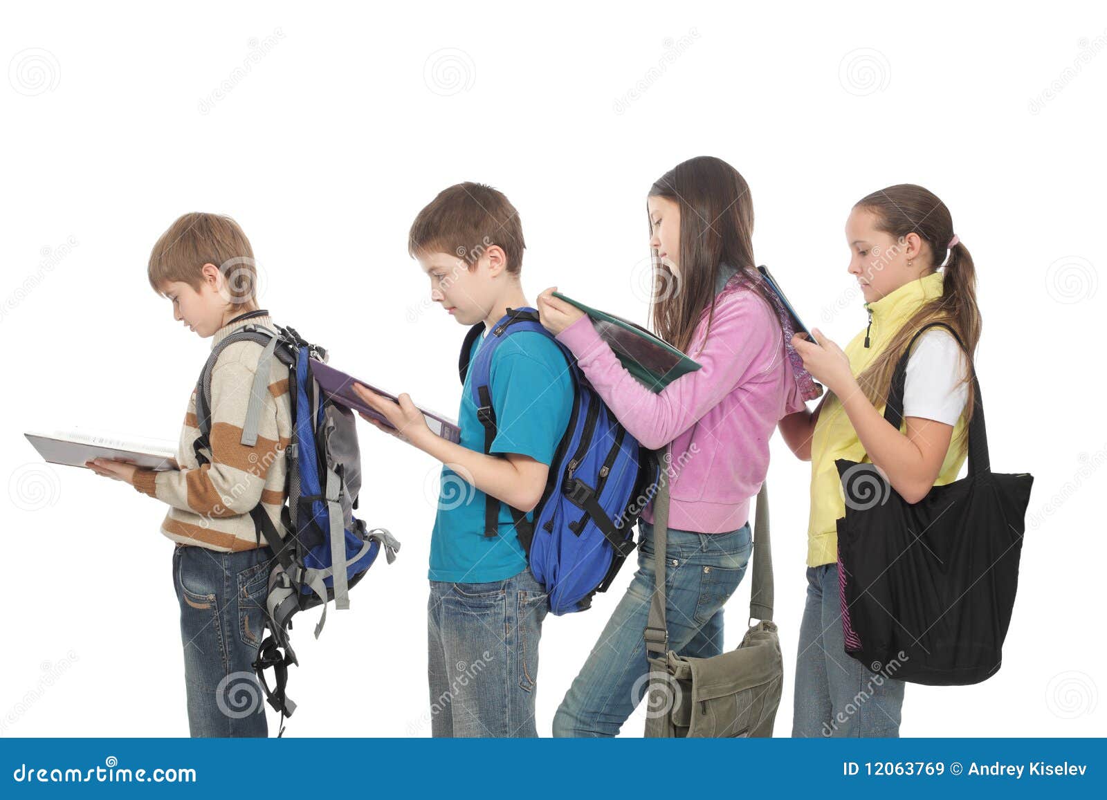 Reading together stock image. Image of educate, caucasian - 12063769