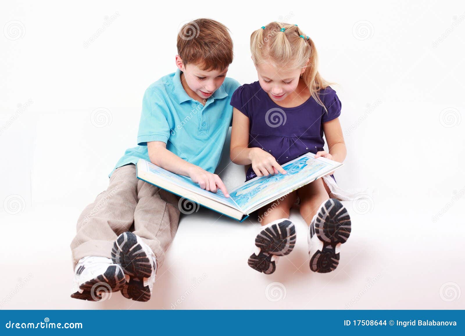 Reading together stock photo. Image of sitting, families - 17508644