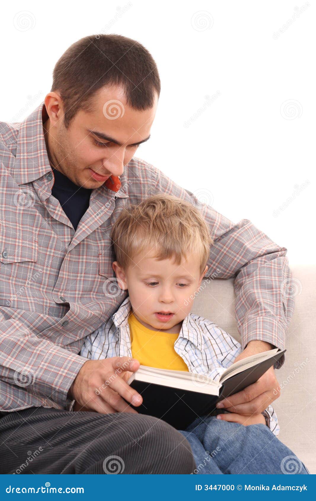 Reading together stock photo. Image of read, child, relax - 3447000