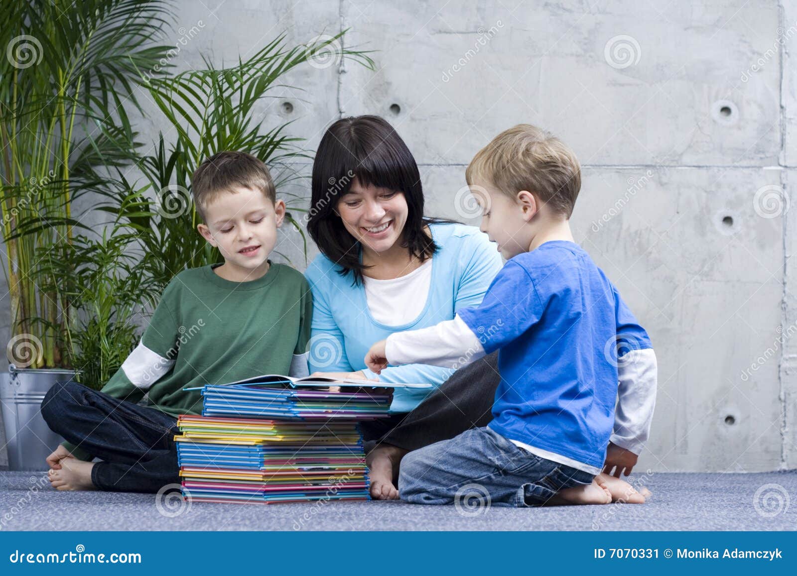 Reading together stock image. Image of enjoyment, storytelling - 7070331