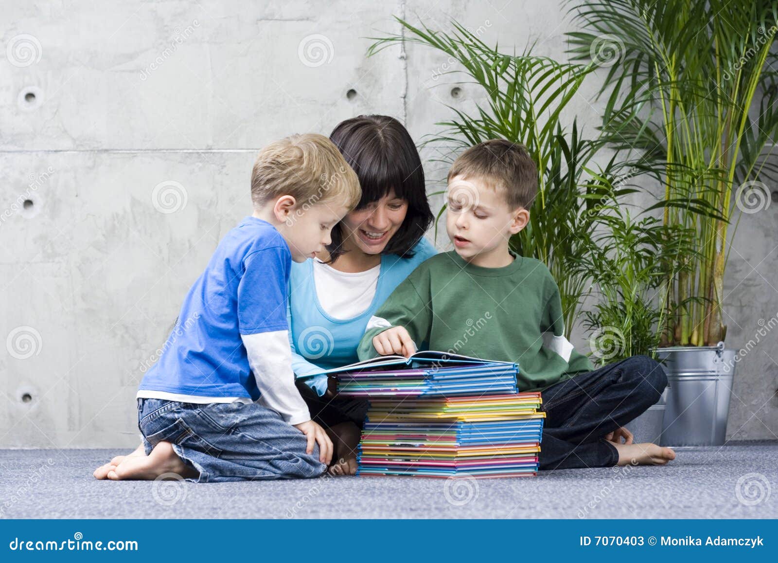 Reading together stock image. Image of offspring, education - 7070403