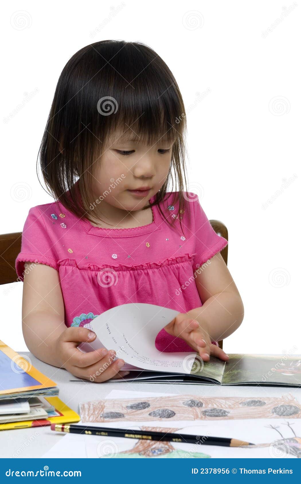 Reading and Writing stock photo. Image of beautiful, daughter - 2378956