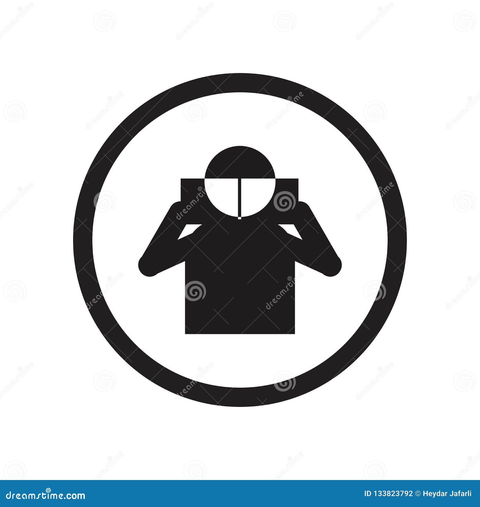 Reading Zone Icon Vector Sign and Symbol Isolated on White Background ...