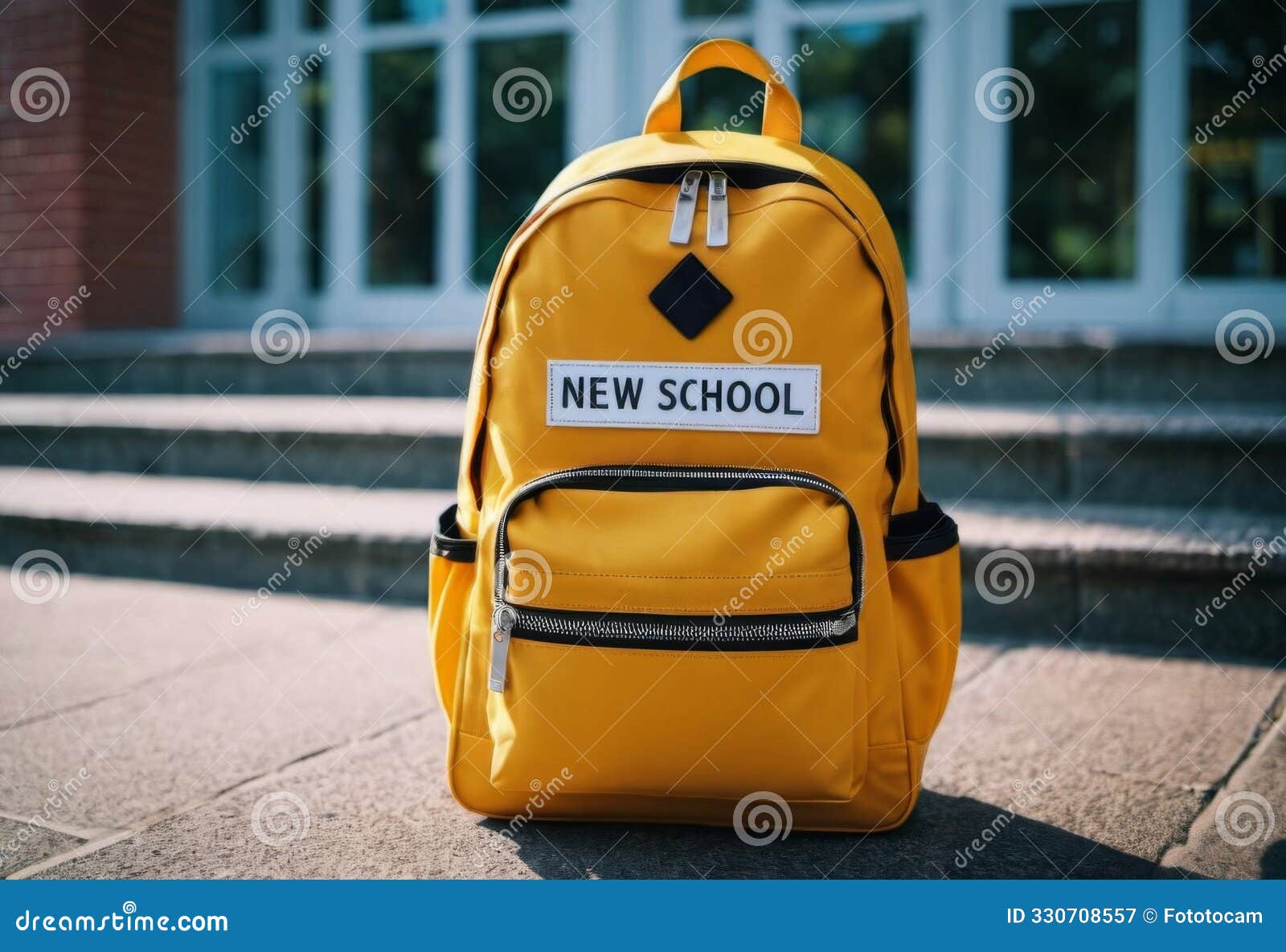 Ready Assembled Backpack. Back To School Concept. Generative Ai. AI ...