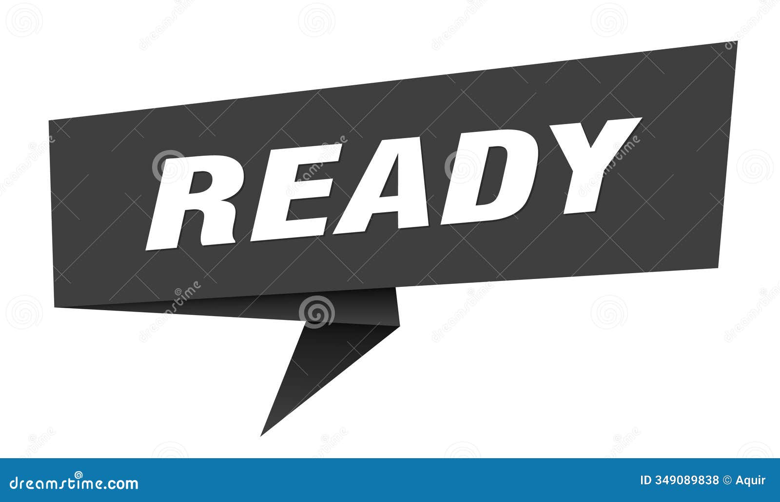 Ready Banner. Ready Speech Bubble, Label, Sticker, Sign Template Stock ...