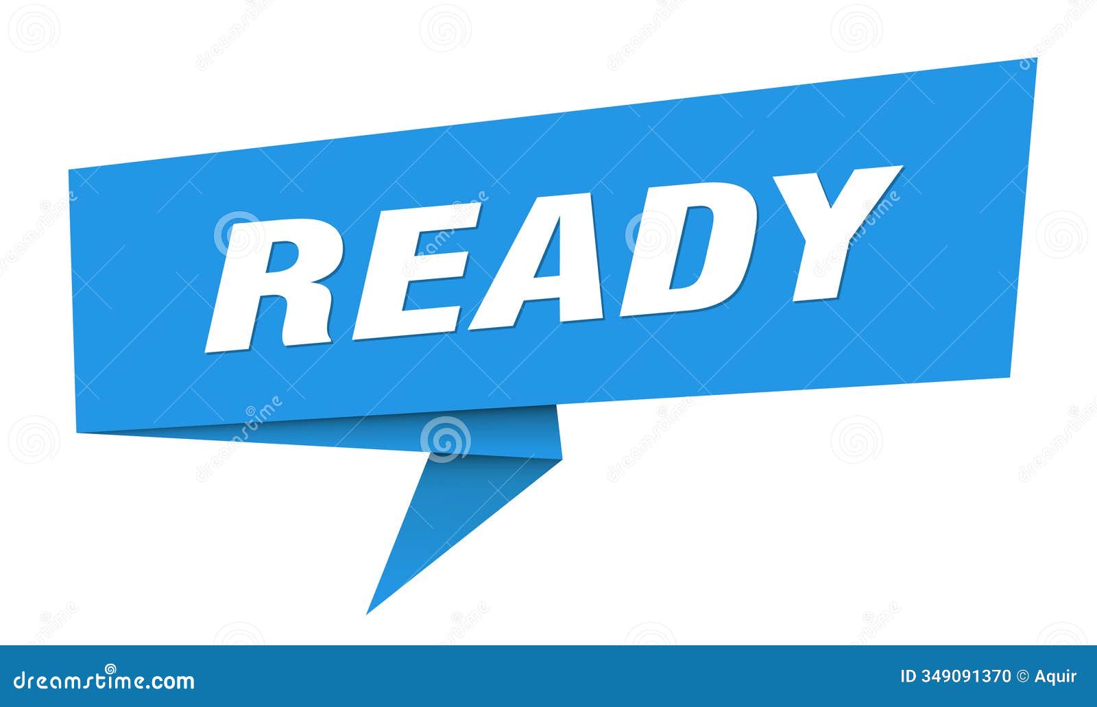Ready Banner. Ready Speech Bubble, Label, Sticker, Sign Template Stock ...