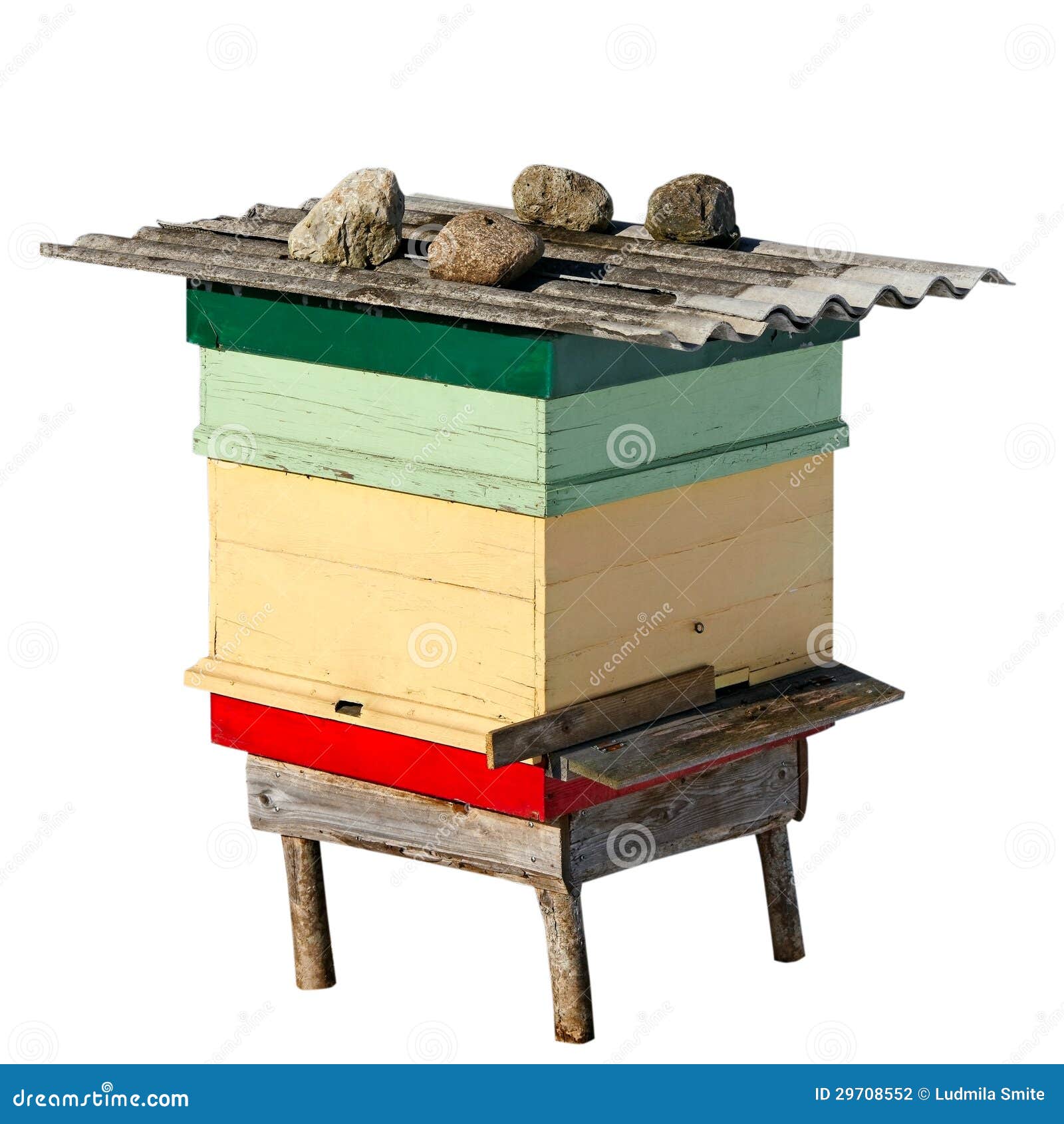 Beehive on wite surface. stock photo. Image of beehive - 29708552