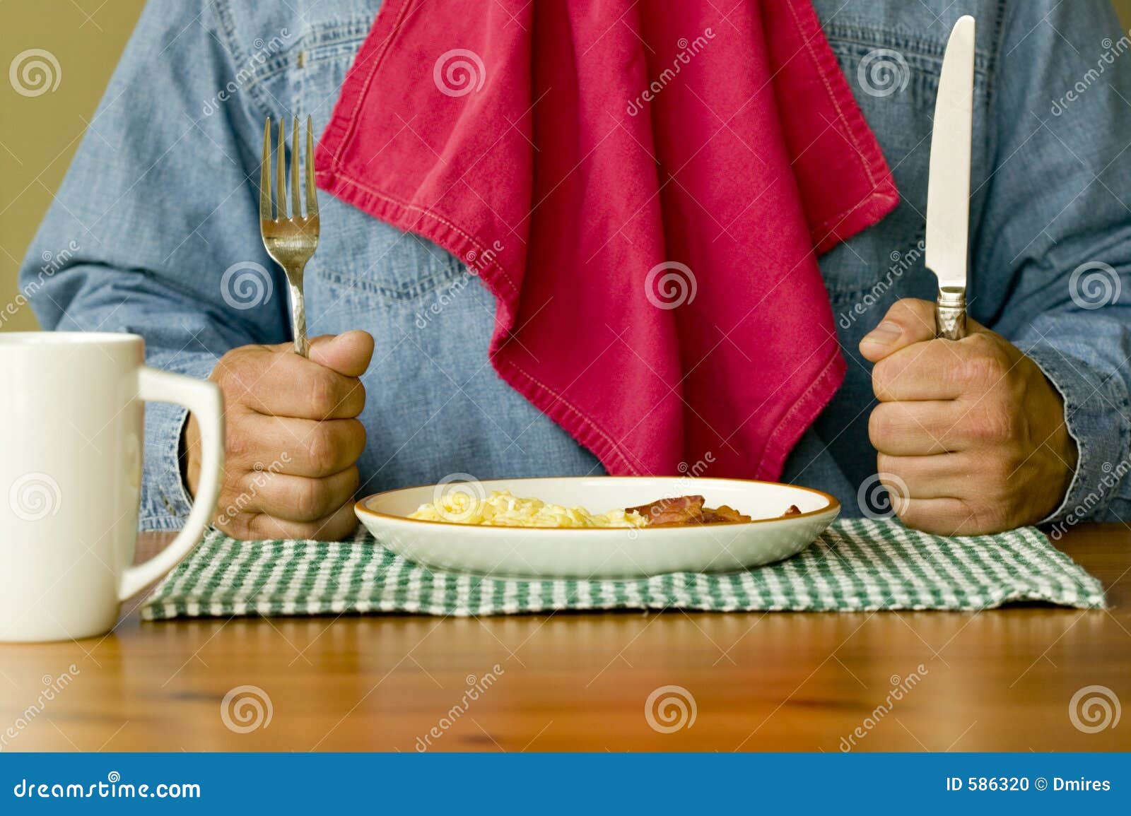 Ready for Breakfast stock photo. Image of holding, assistance - 586320