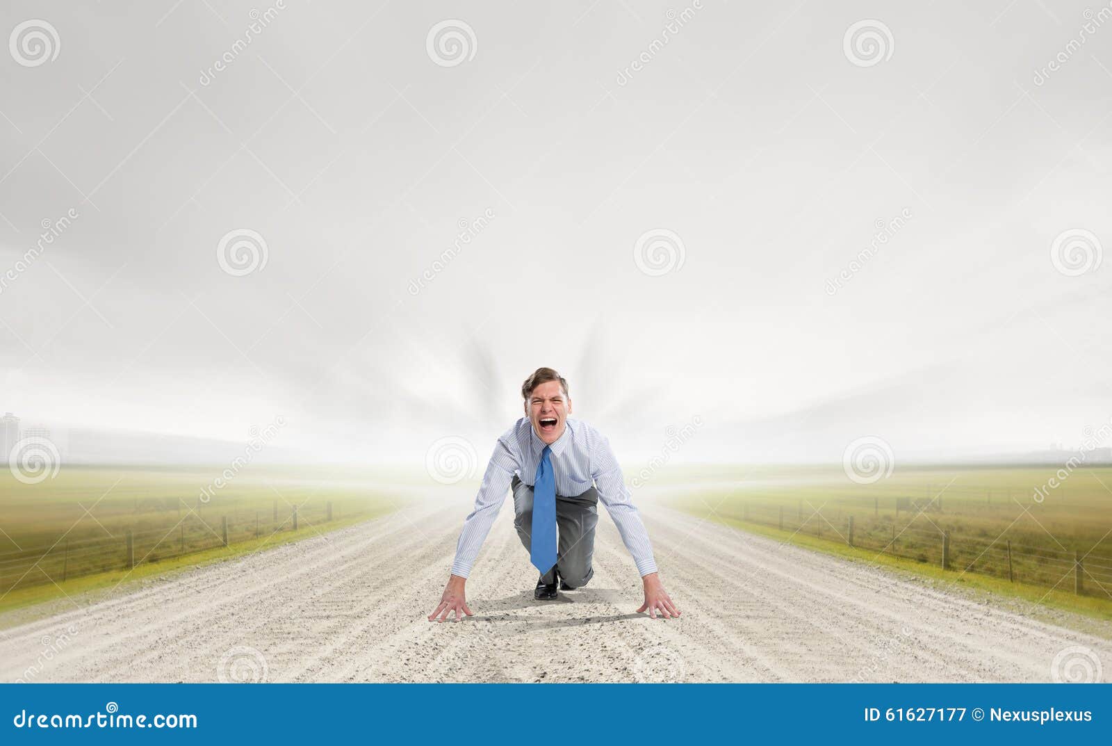 Ready for challenge stock image. Image of runner, concept - 61627177