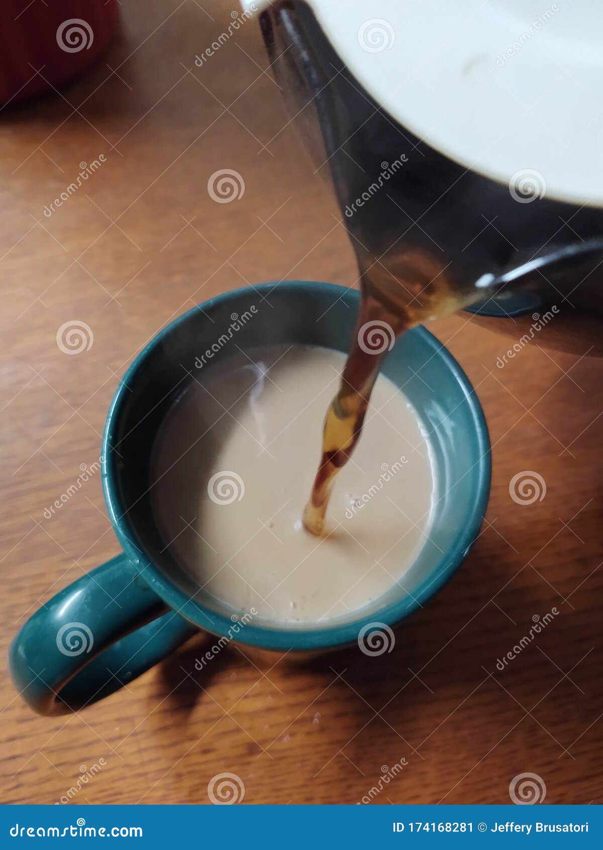 Ready for a Fresh Cup of Coffee Stock Image - Image of brown, space ...