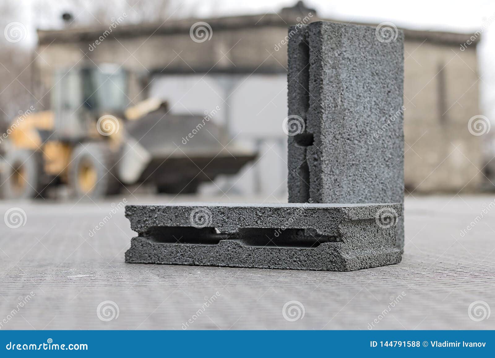 Ready concrete blocks stock photo. Image of block, construction - 144791588