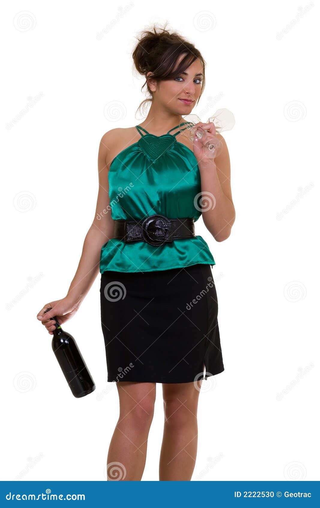 Ready for a date stock photo. Image of cups, glass, brunette - 2222530