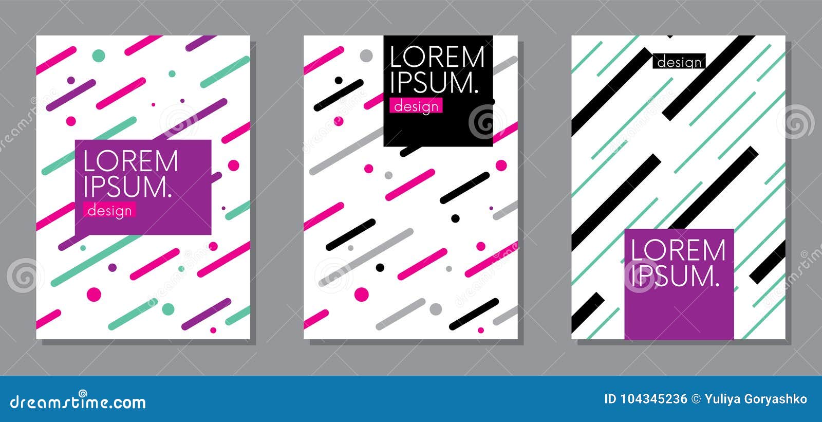 Ready Design of a Poster, Flyer, Banner or Print on Clothes. Vector ...