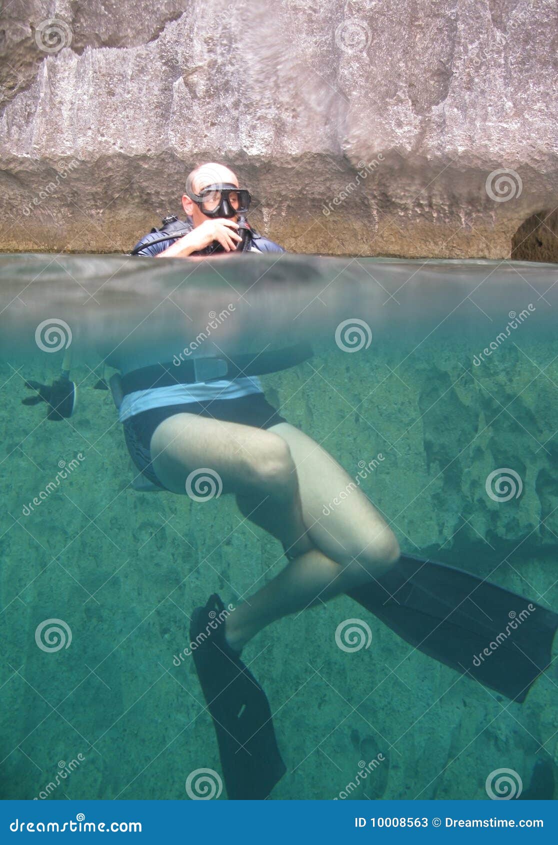 Ready for diving stock image. Image of swim, summer, male - 10008563