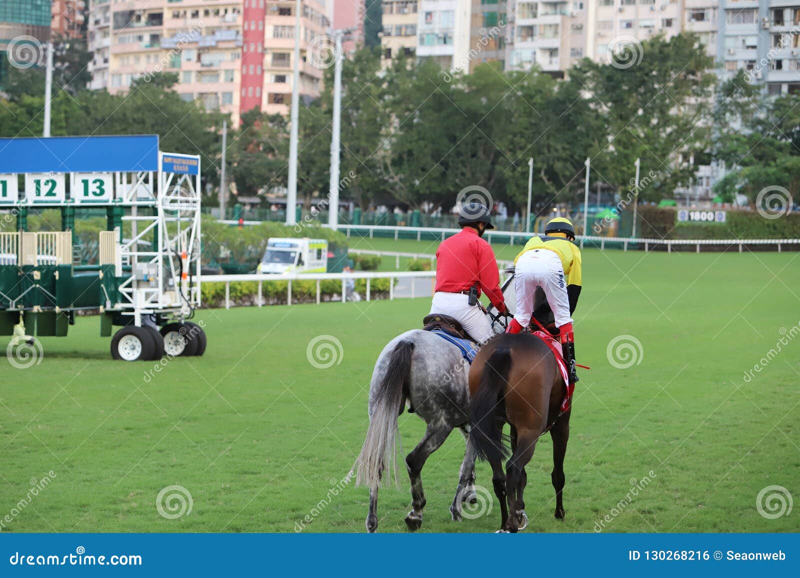 Ready of the Horse Racing at Gate Editorial Photo - Image of racetrack ...