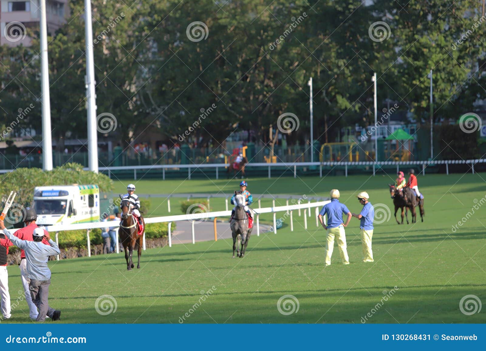 Ready of the Horse Racing at the Start Point Editorial Photo - Image of ...