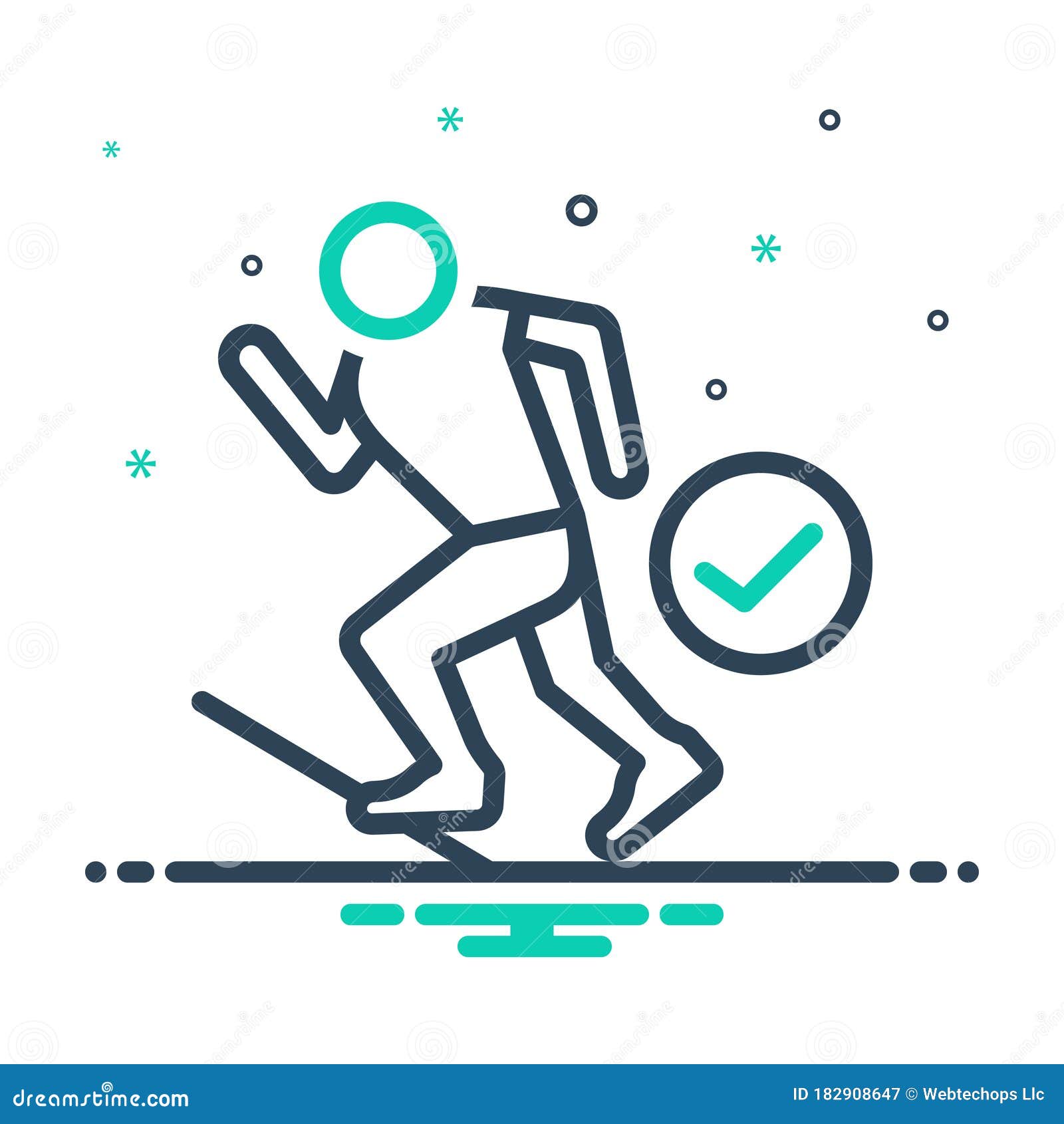 Mix Icon for Ready, Prepared and Get Stock Vector - Illustration of ...