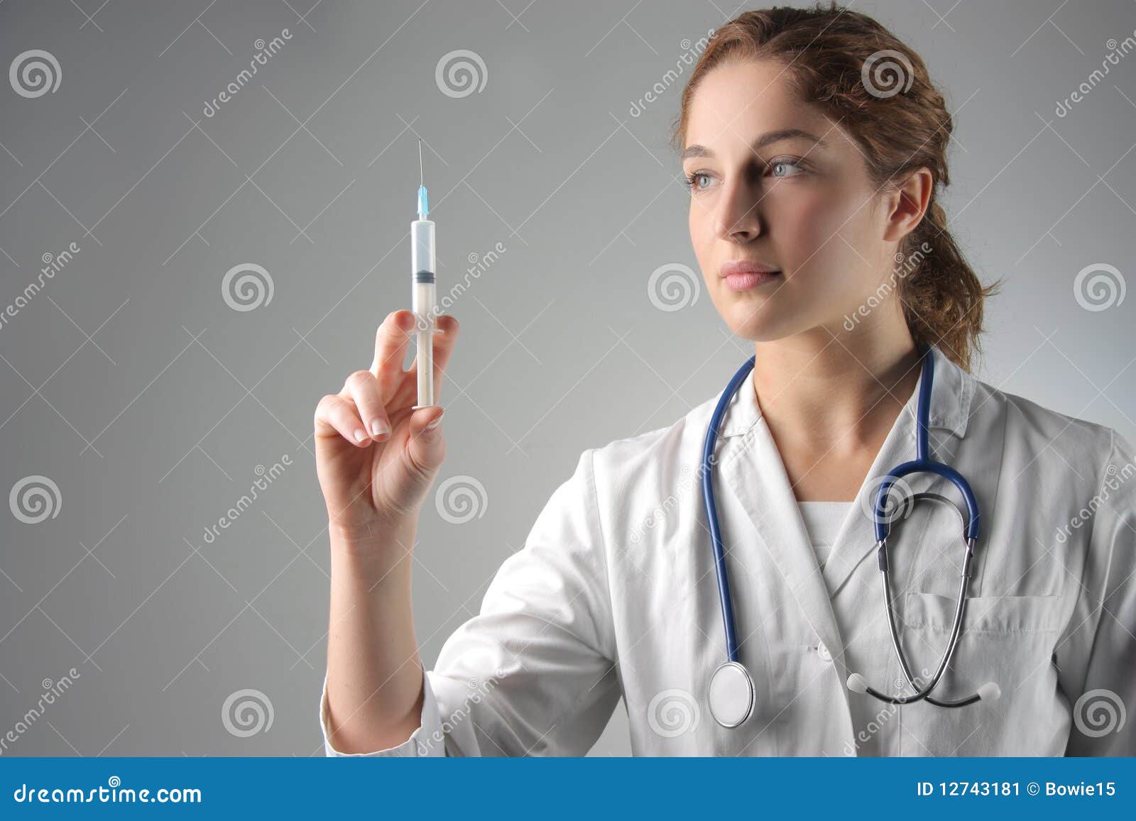 Ready for injection stock image. Image of hospital, woman - 12743181