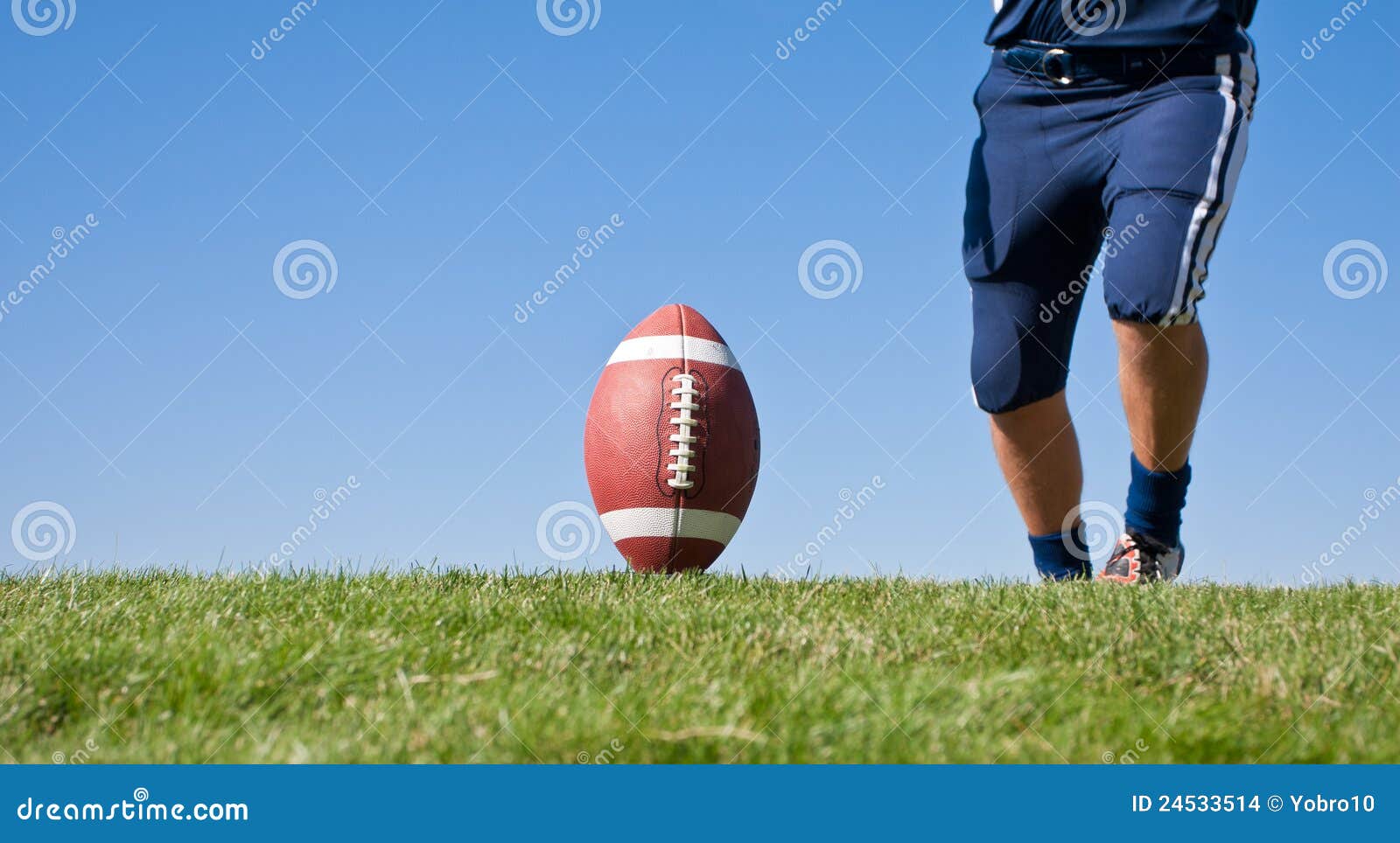 Ready for a Kickoff stock photo. Image of field, blue - 24533514