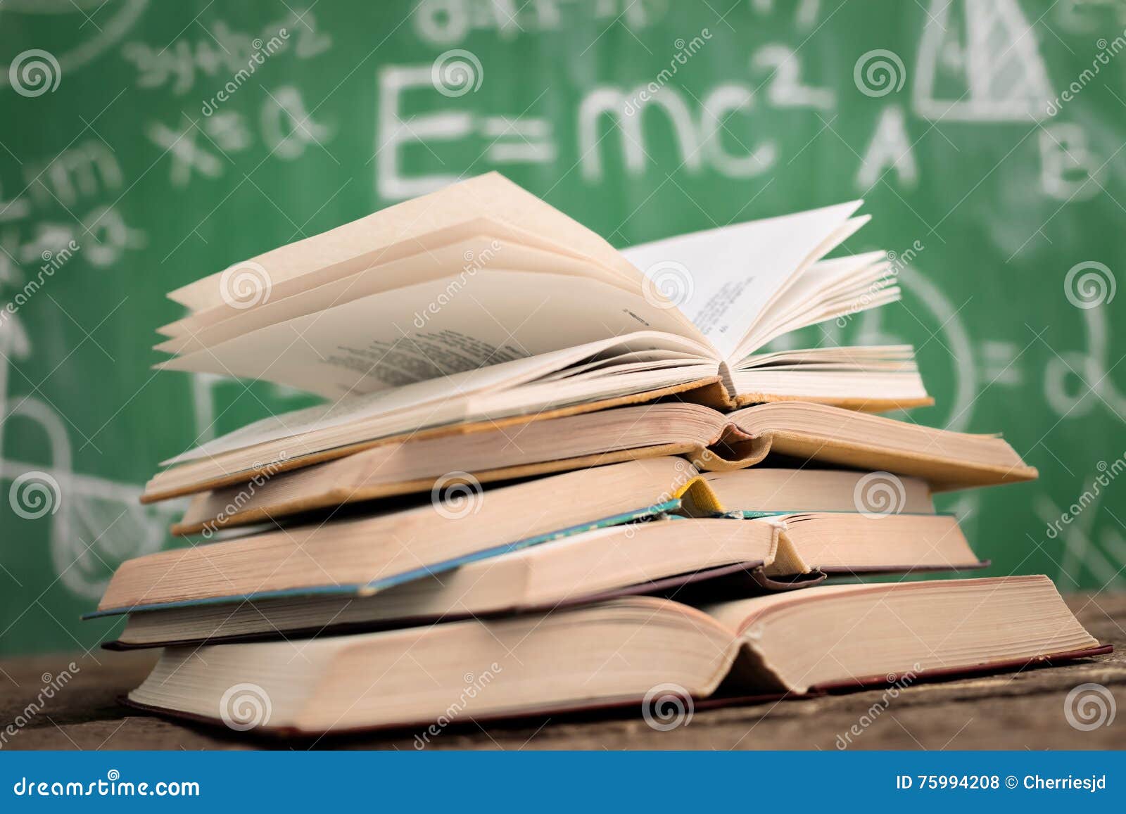 Ready for knowledge stock photo. Image of library, board - 75994208