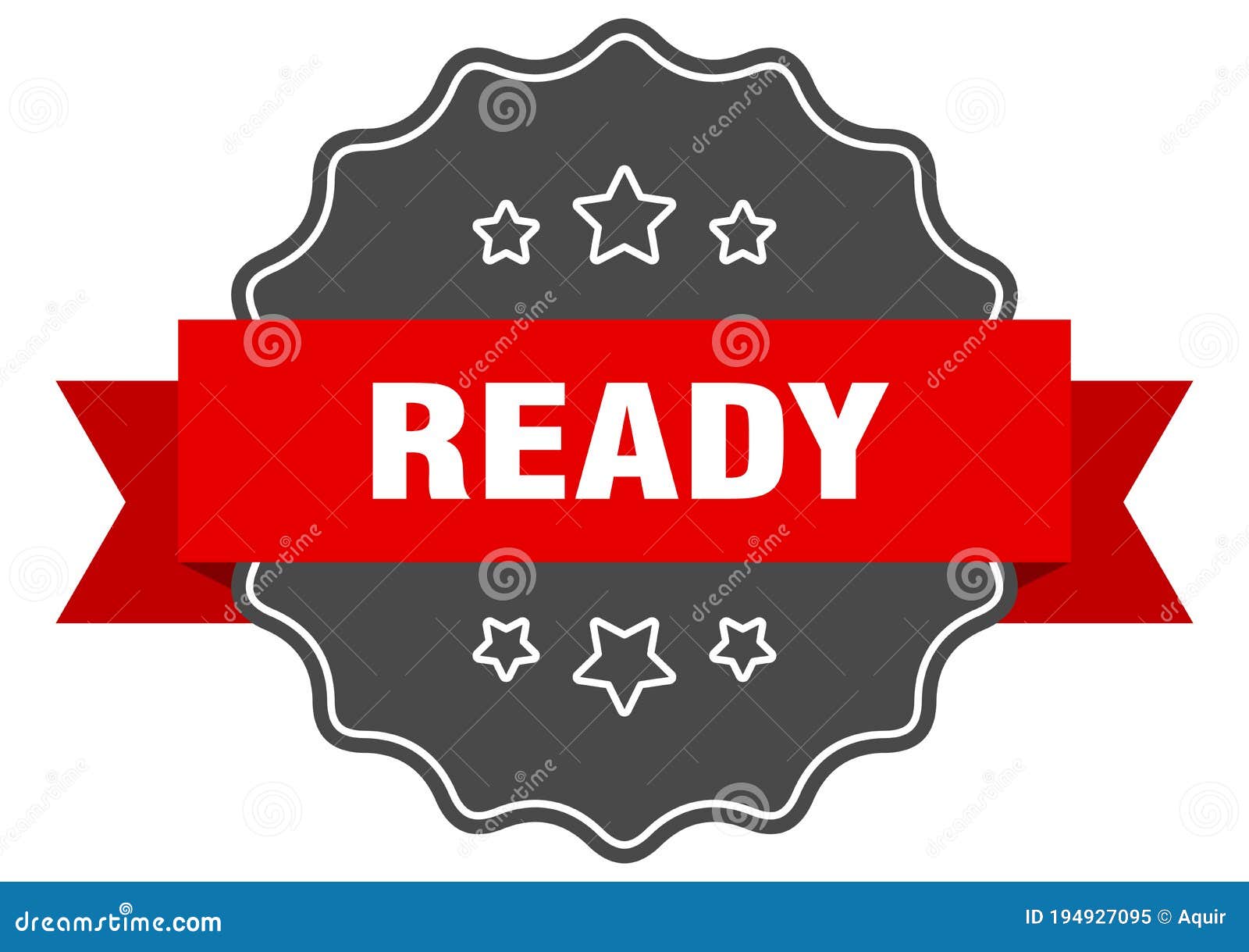 Ready label stock vector. Illustration of template, white - 194927095