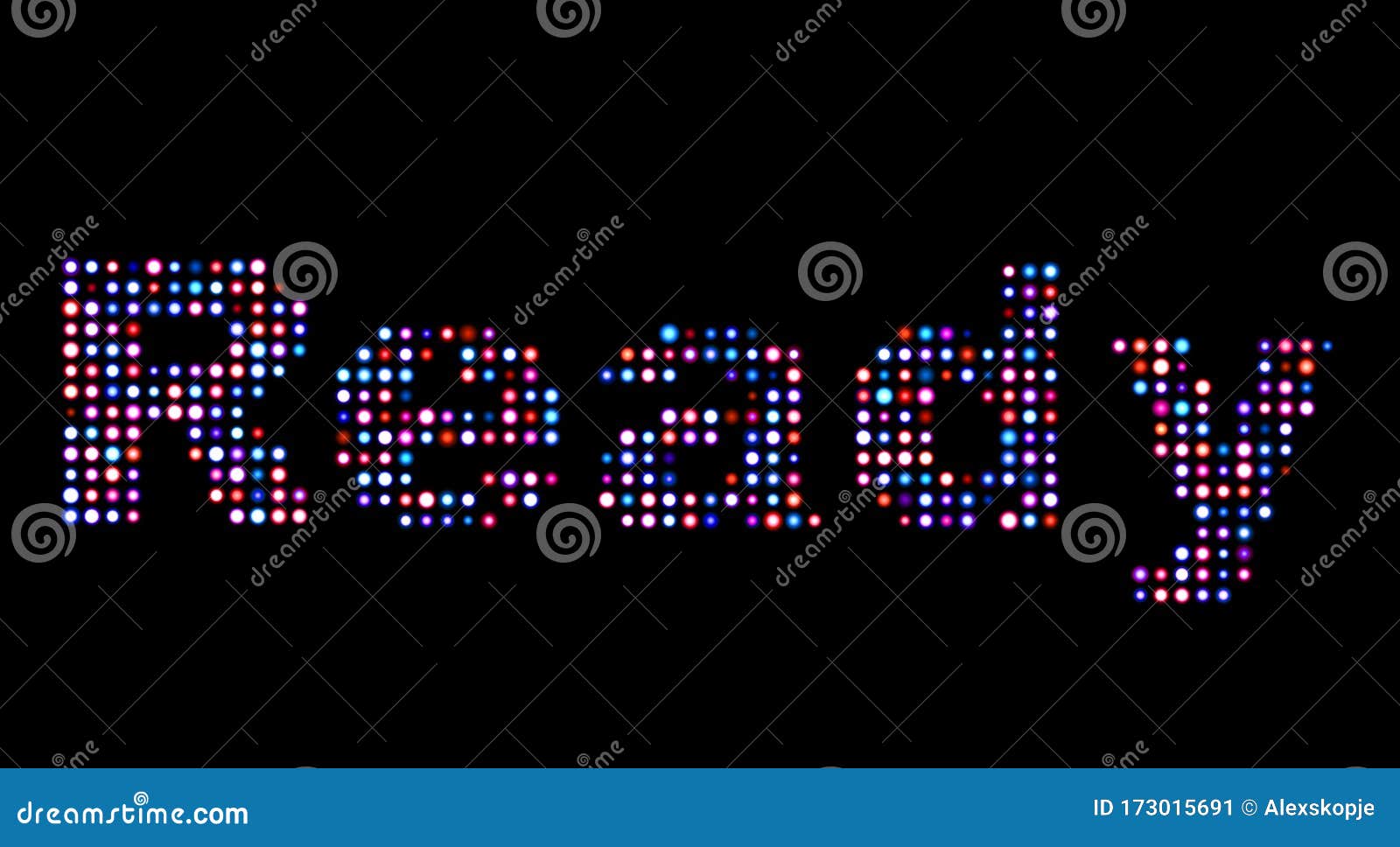 Ready led sign stock image. Image of marketing, prep - 173015691