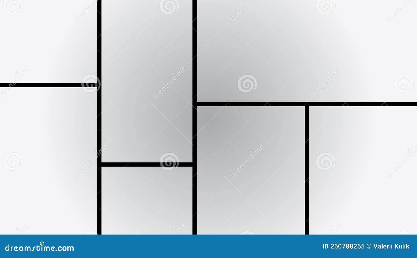 Ready-made Composition of Vector Frames for Photo Collage. Stock Vector ...