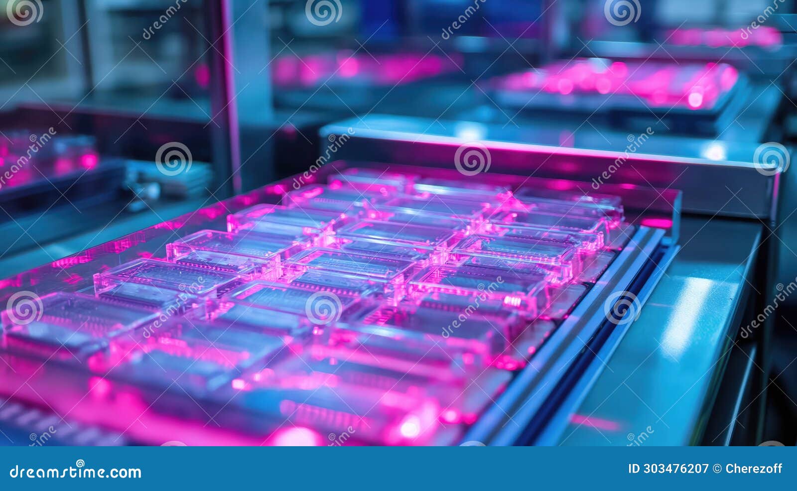 Ready-Made Microchips in Packaging Stock Image - Image of chip ...