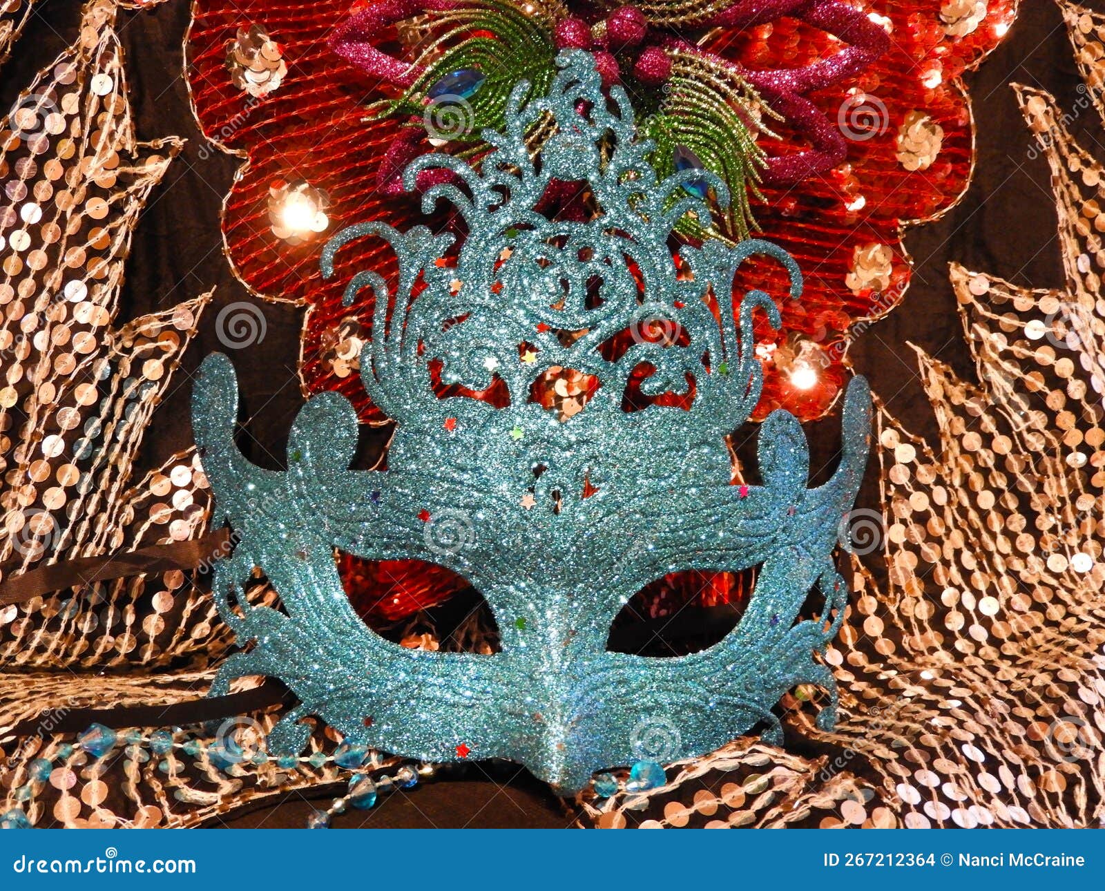 Ready for Mardi Gras Party in New Orleans Stock Photo - Image of ...