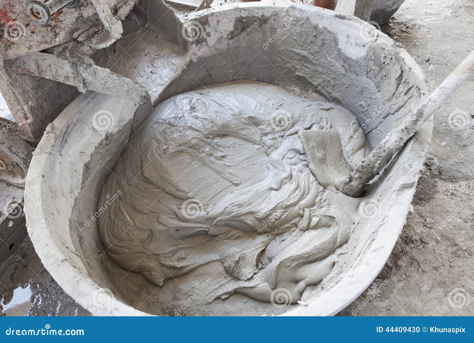 Ready Mixed Cement Concrete for Home Construction Stock Photo - Image ...