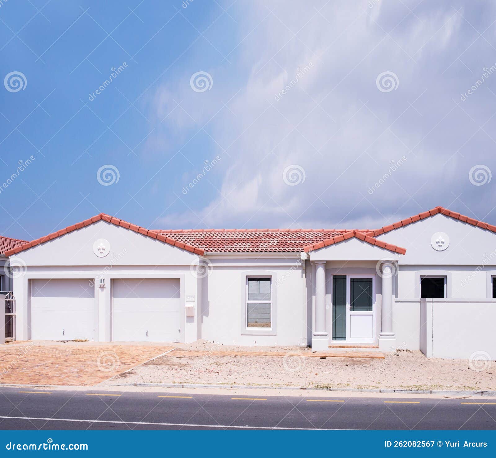 Almost Ready for Moving Day Stock Image - Image of sunny, subdivision ...