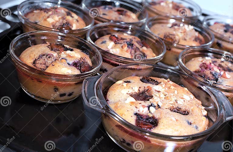 Ready muffins stock photo. Image of cookery, bake, glass - 8866702