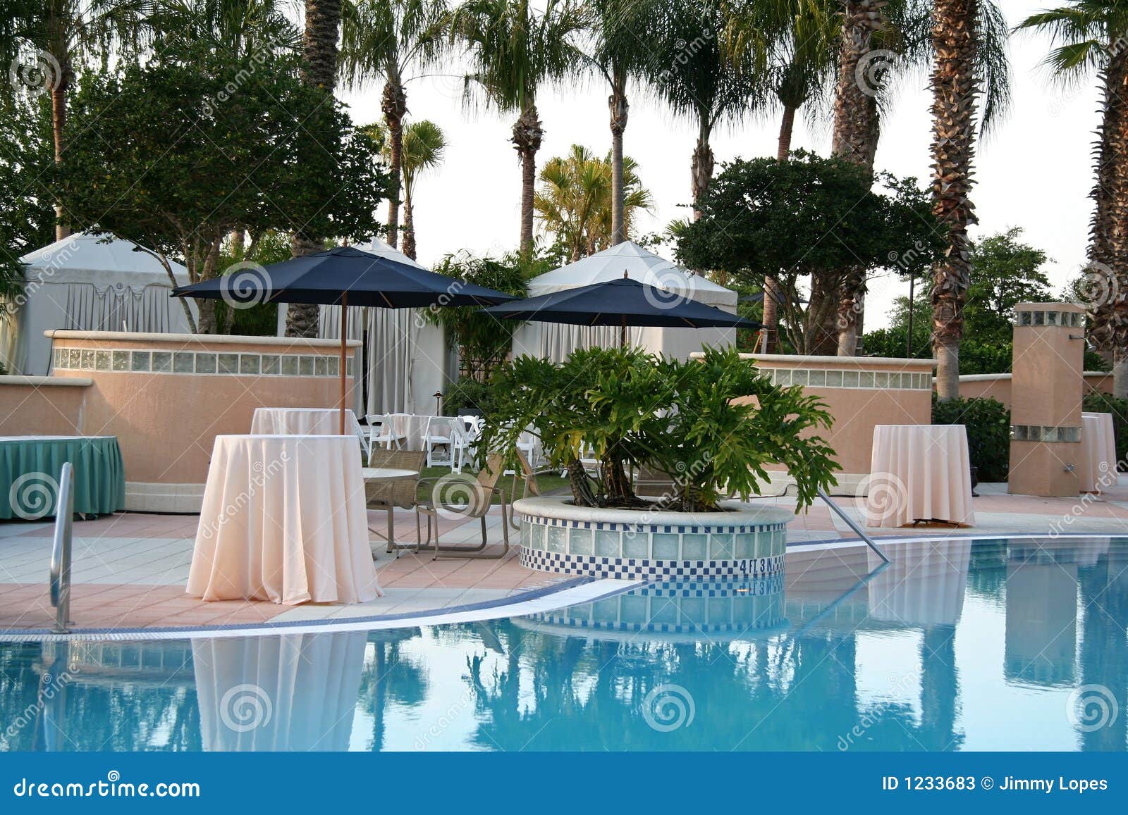 Ready for the Pool Party stock image. Image of resort - 1233683