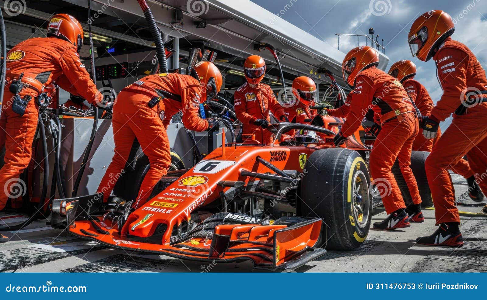 Ready for Quick Action: the Team in the Pits Prepares for an ...