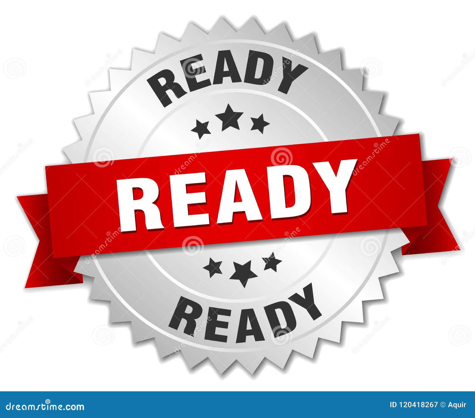 Ready stock vector. Illustration of badge, background - 120418267